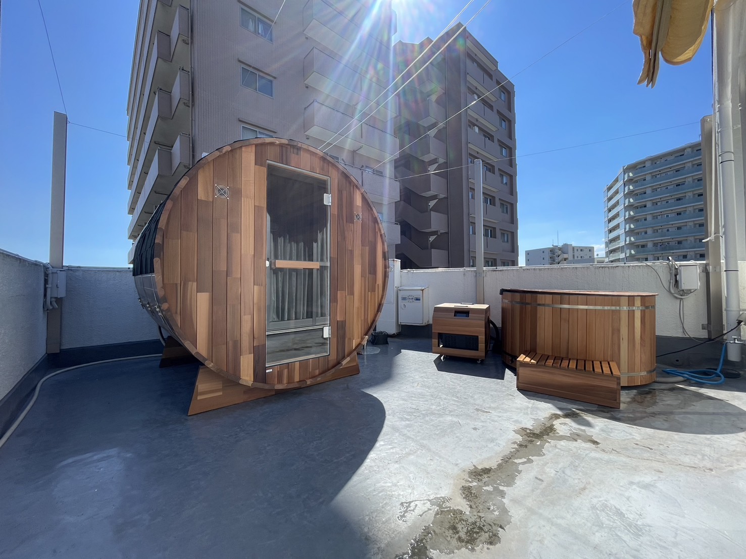 神奈川県茅ケ崎市設置事例 - 屋内サウナと水風呂のkokolo sauna