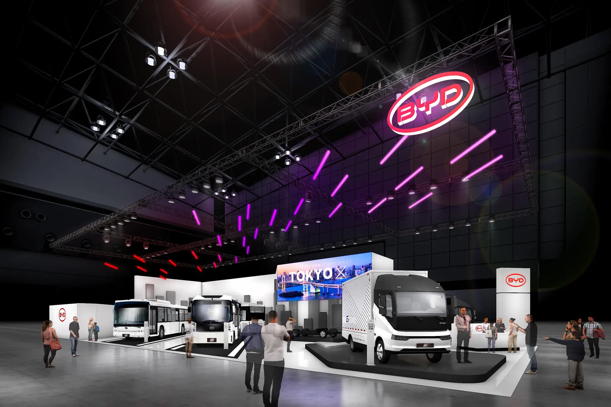 【世界初公開】BYDのEVトラック「T35」がトレーラーサウナに 水風呂はkokolo sauna®の《Hagoromo1s》を採用 - 屋内サウナと水風呂のkokolo sauna